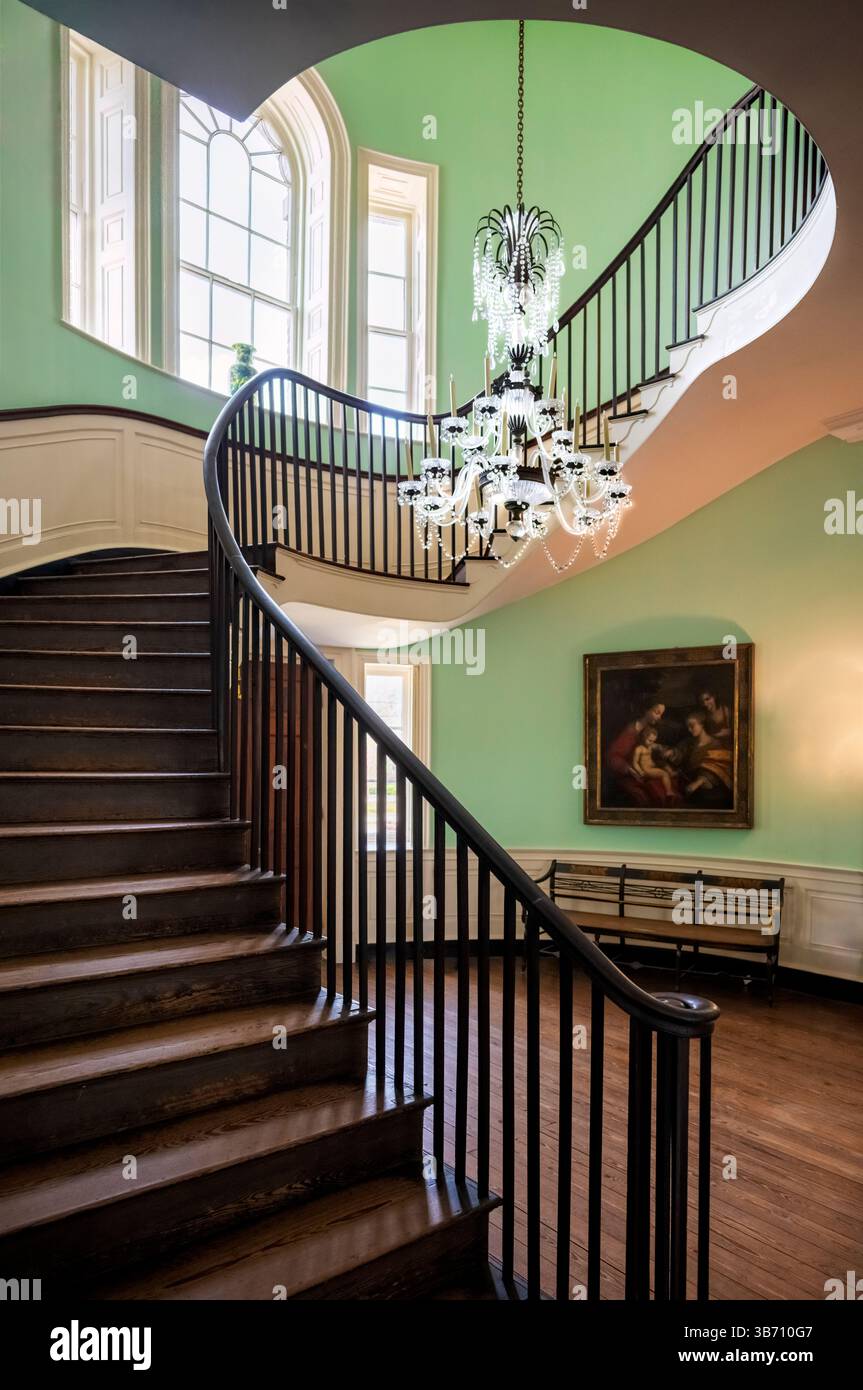 NORTH HALL JOSEPH MANIGAULT HOUSE (1803) CHARLESTON SOUTH CAROLINA USA ...