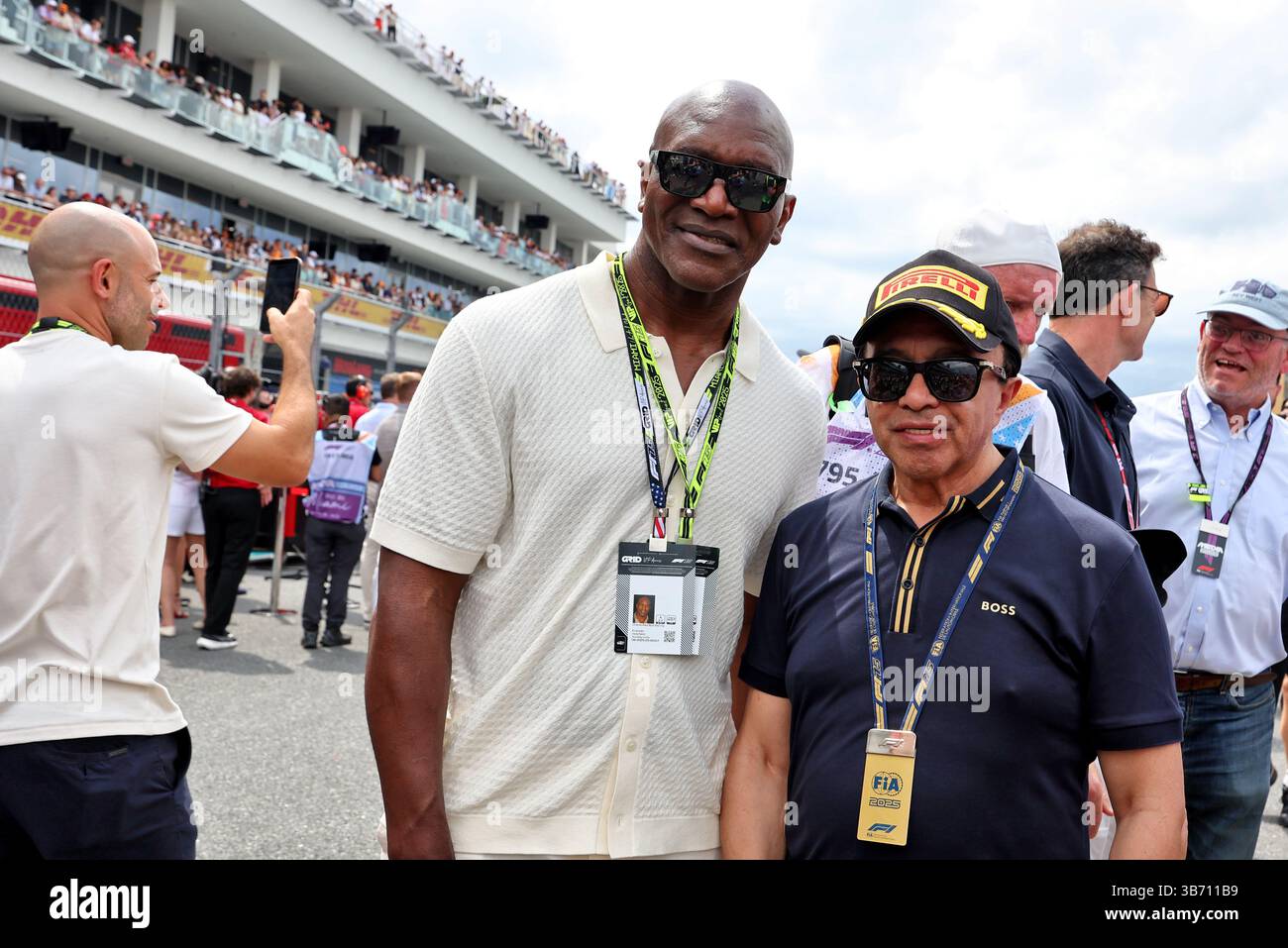Miami, USA. 04th May, 2025. Evander Holyfield (USA) Former Boxer on the ...