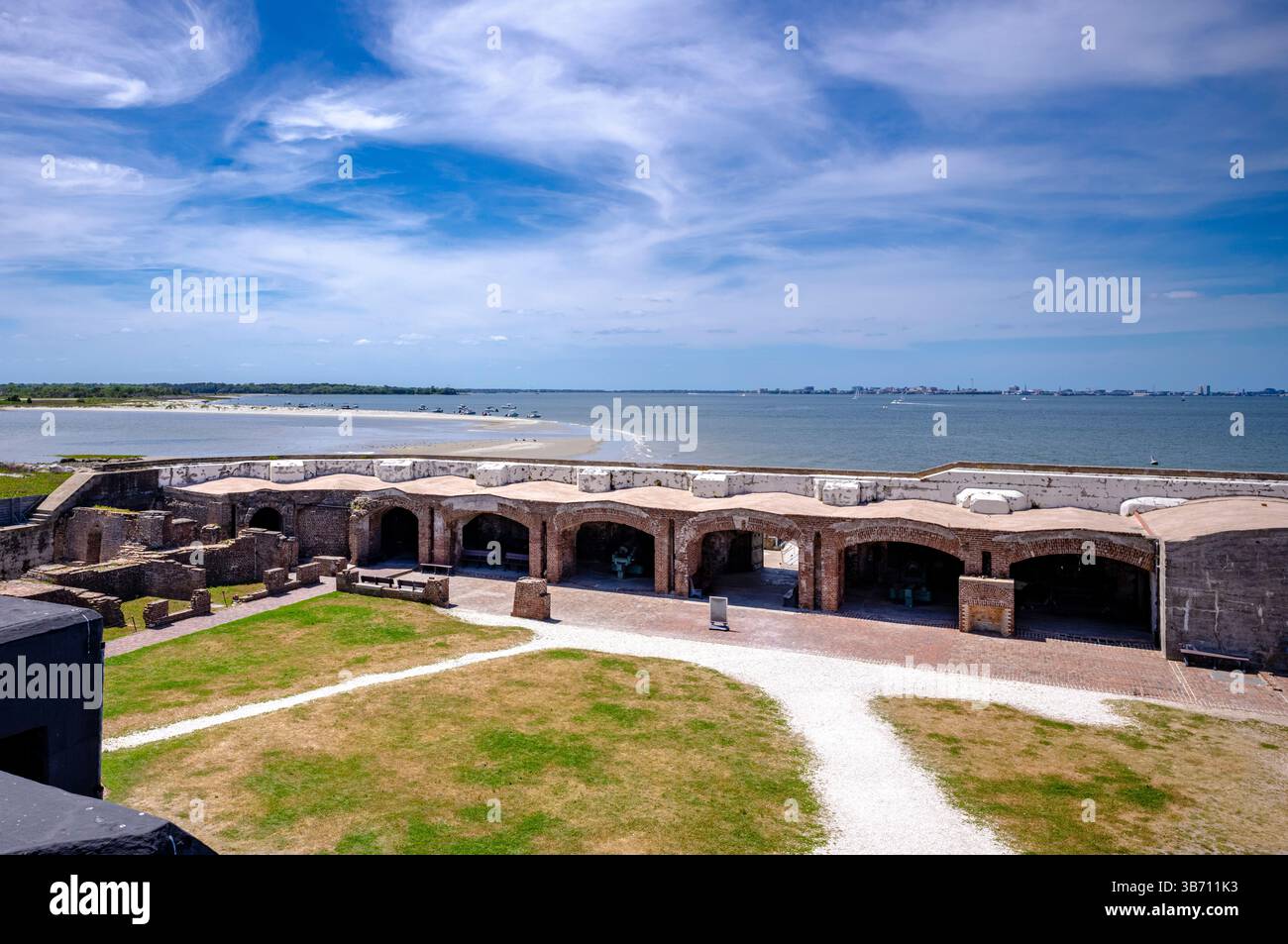 FORT SUMTER (1829) CHARLESTON SOUTH CAROLINA USA Stock Photo - Alamy
