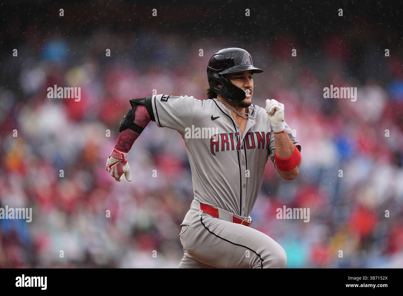 Arizona Diamondbacks' Alek Thomas in action during a baseball game ...
