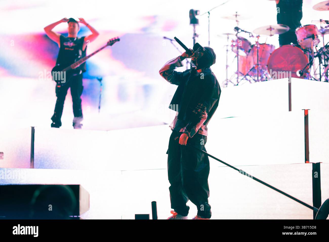 London, UK - 4 May 2025: Chase Atlantic performs Live at the O2 Arena ...