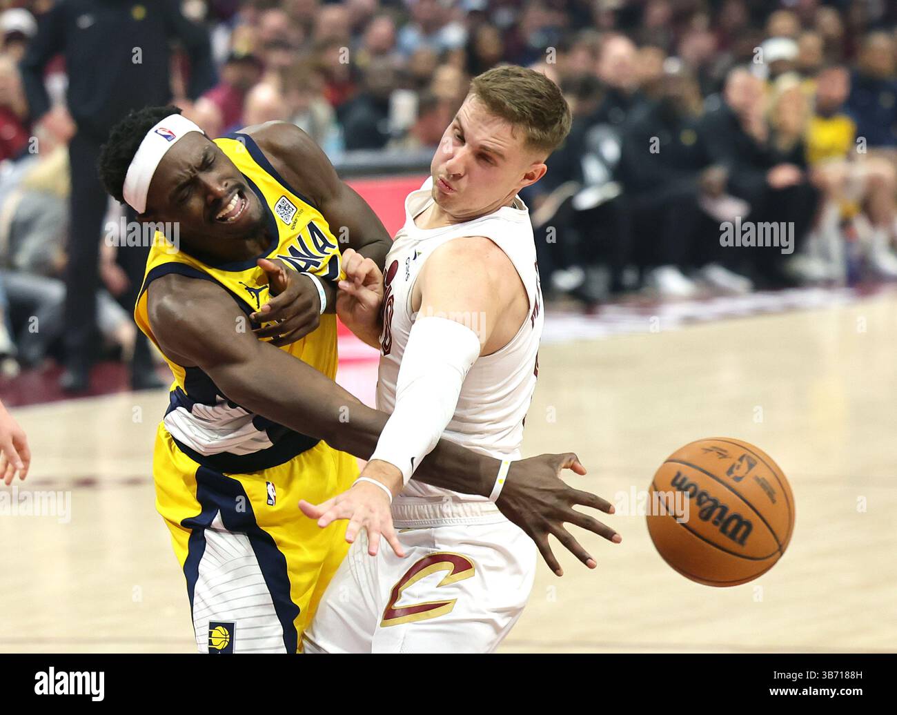 Cleveland, United States. 04th May, 2025. Indiana Pacers Pascal Siakam ...