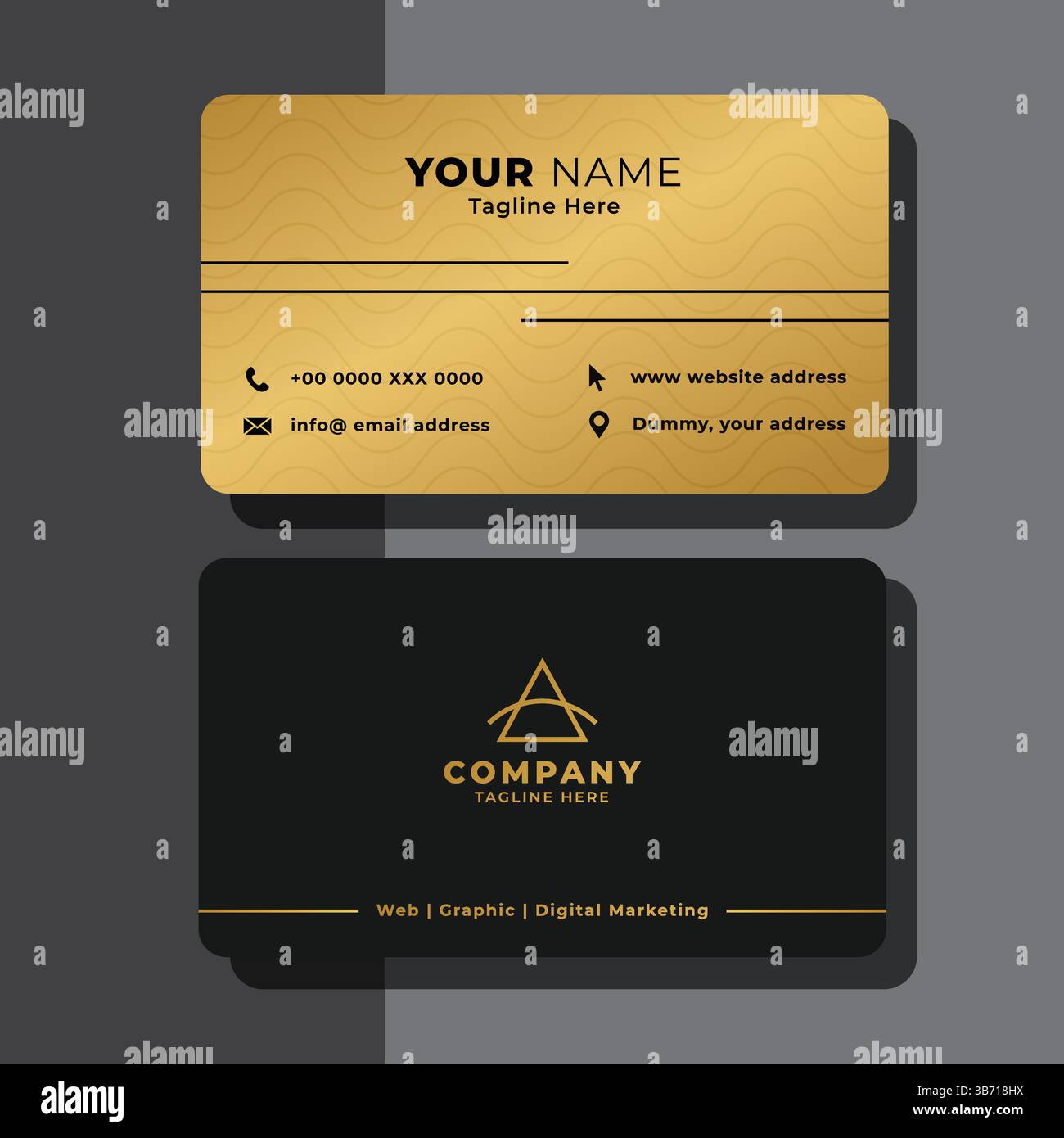 Title card end card Stock Vector Images - Alamy