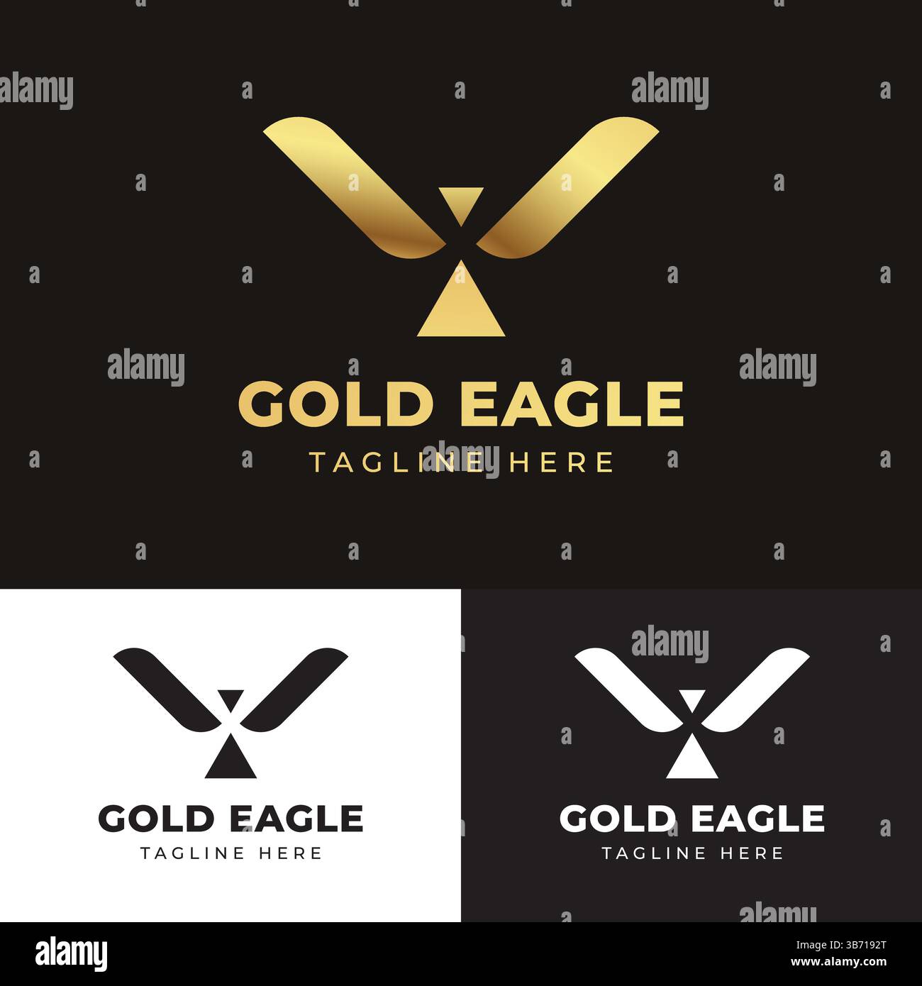 Sharp eagle logo hi-res stock photography and images - Alamy