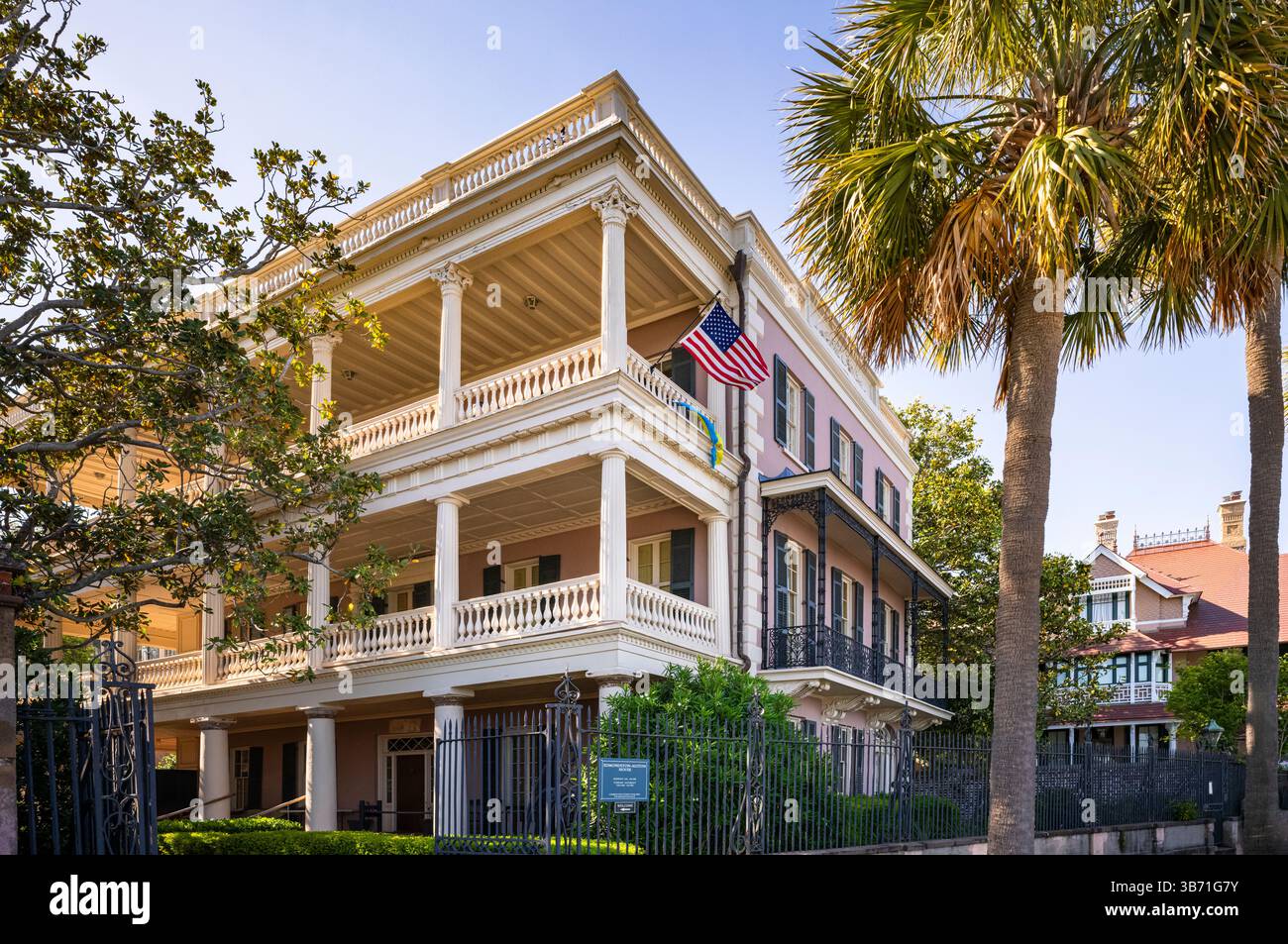 EDMONSTON-ALSTON HOUSE (1825) CHARLESTON SOUTH CAROLINA USA Stock Photo ...