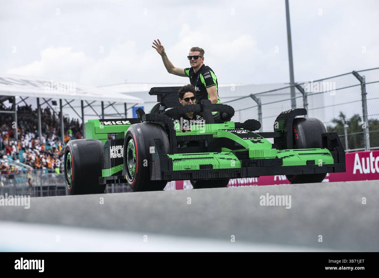 Lego F1 cars parade BORTOLETO Gabriel (bra), Stake F1 Team Kick C45 ...