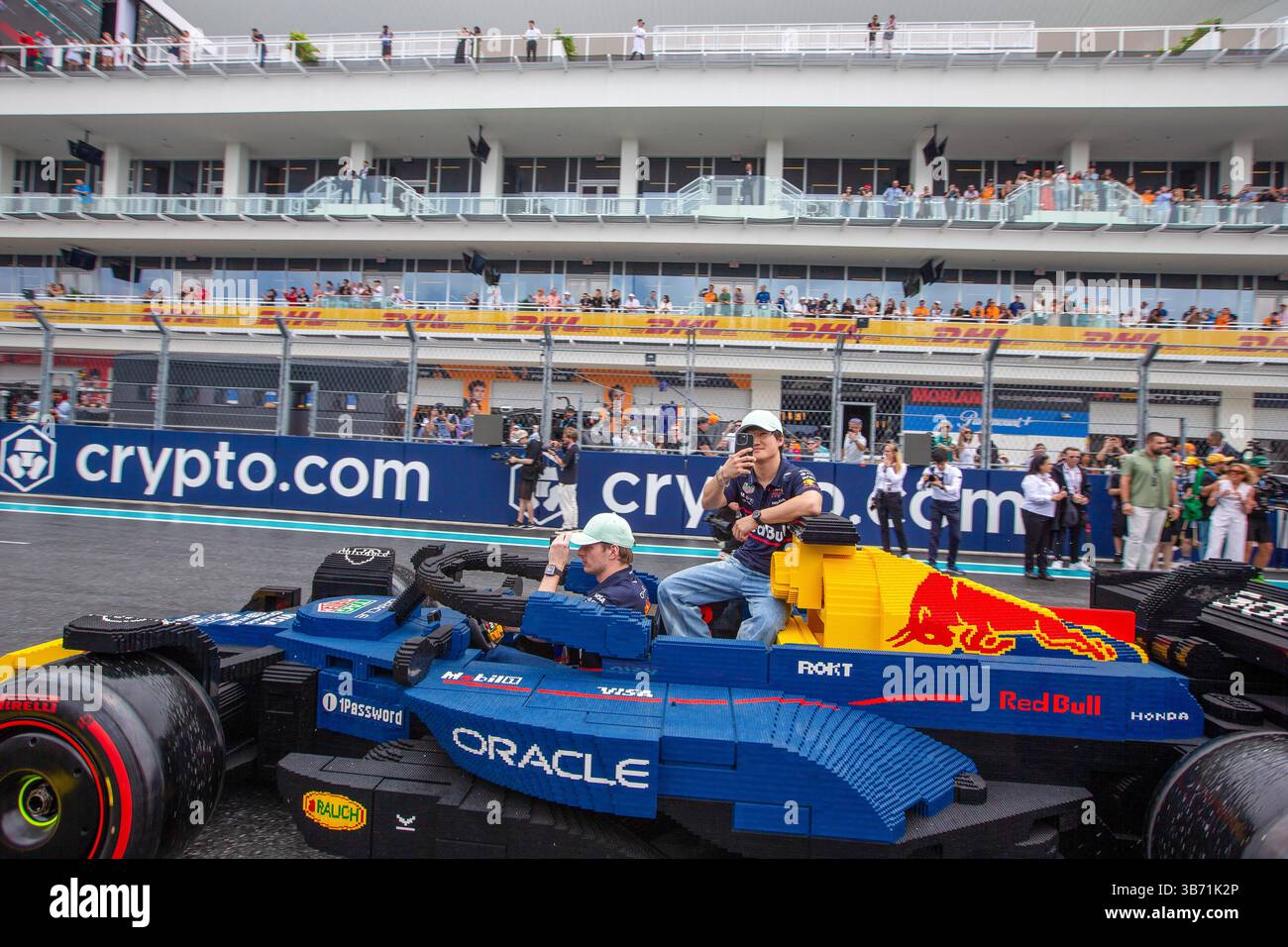 Driver Parade with F1 Lego Model Car 1:1 during Formula 1 Crypto.com ...