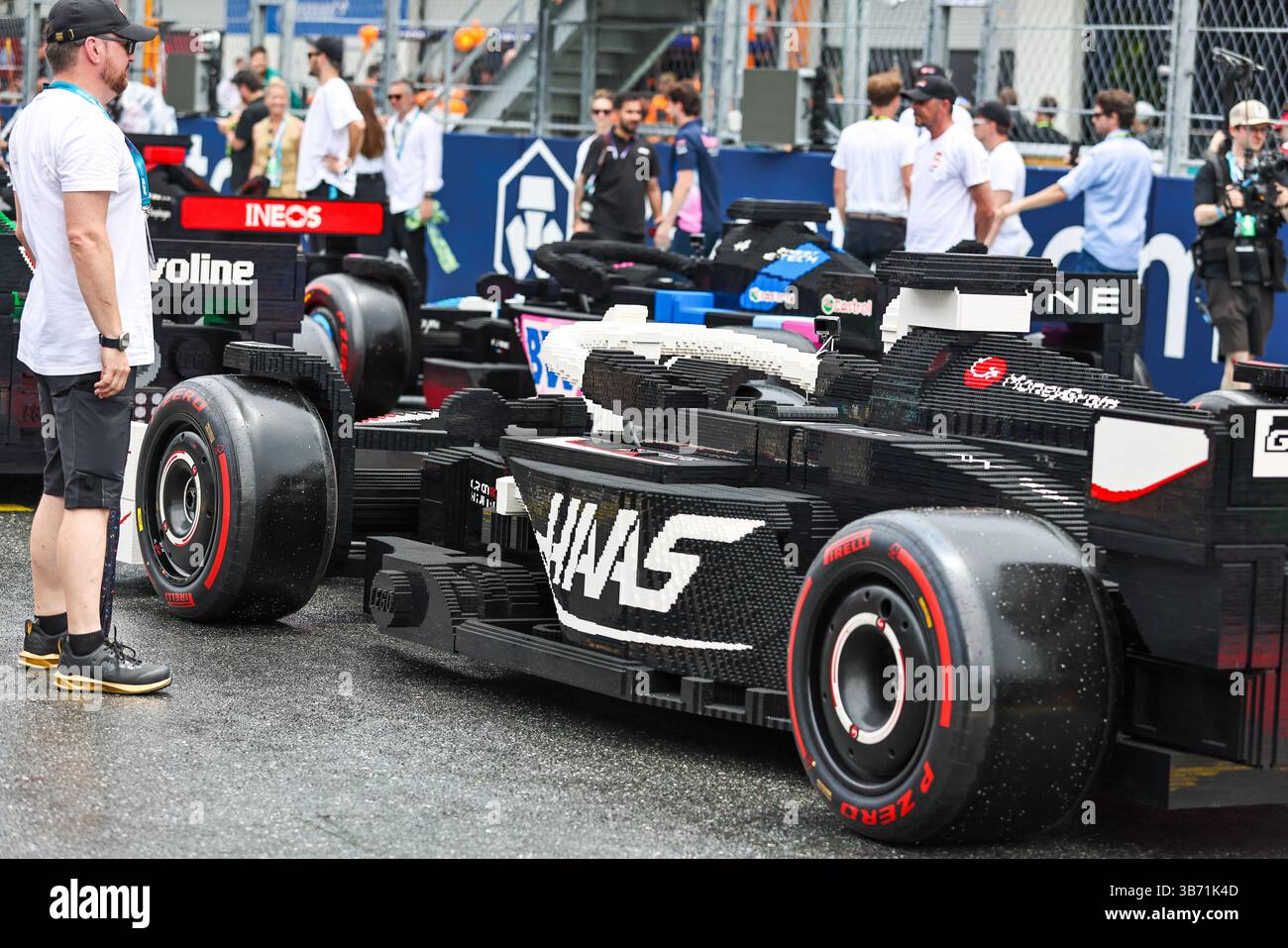 driver Parade with 1:1 lego Model cars during Formula 1 Crypto.com ...