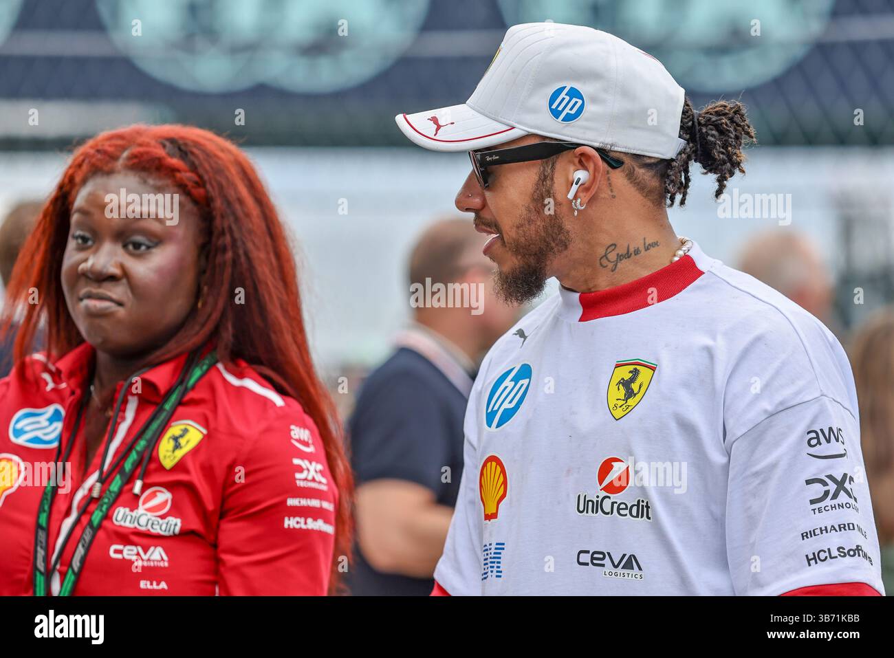 Miami, USA. 04th May, 2025. Lewis Hamilton (GBR) - Scuderia Ferrari ...