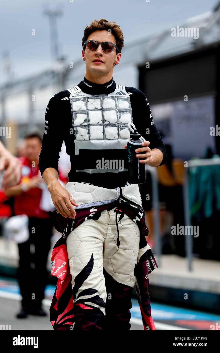 RUSSELL George (gbr), Mercedes AMG F1 Team W16, portrait during the ...