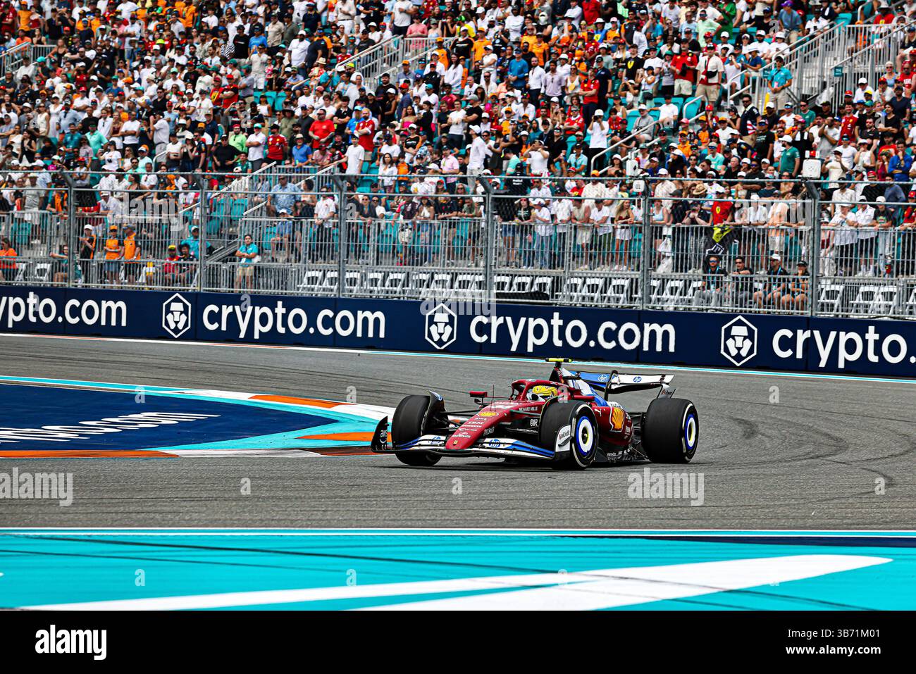 Miami, USA. 04th May, 2025. Lewis Hamilton (GBR) - Scuderia Ferrari ...