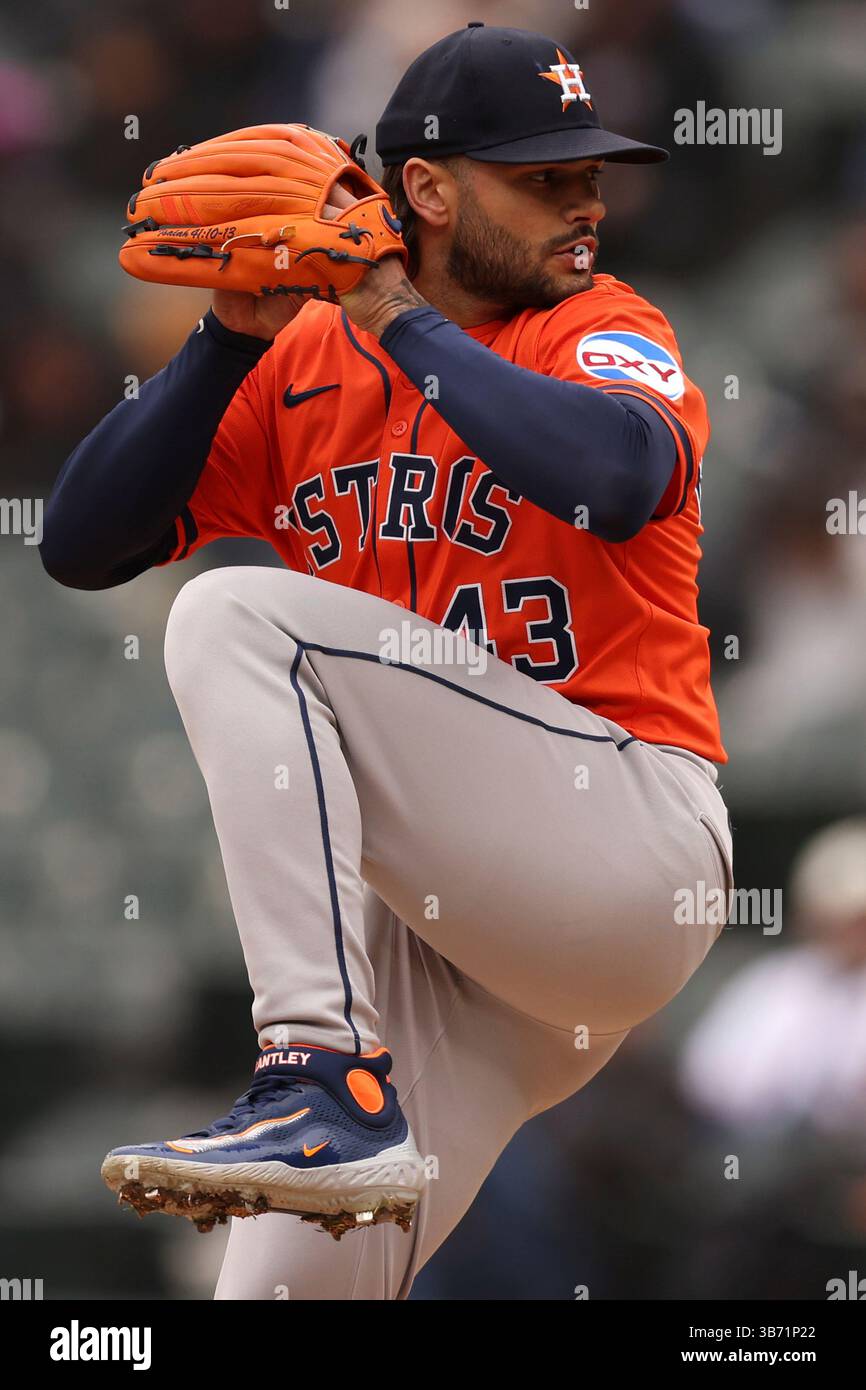 CHICAGO, IL - MAY 04: Lance McCullers Jr. #43 of the Houston Astros ...