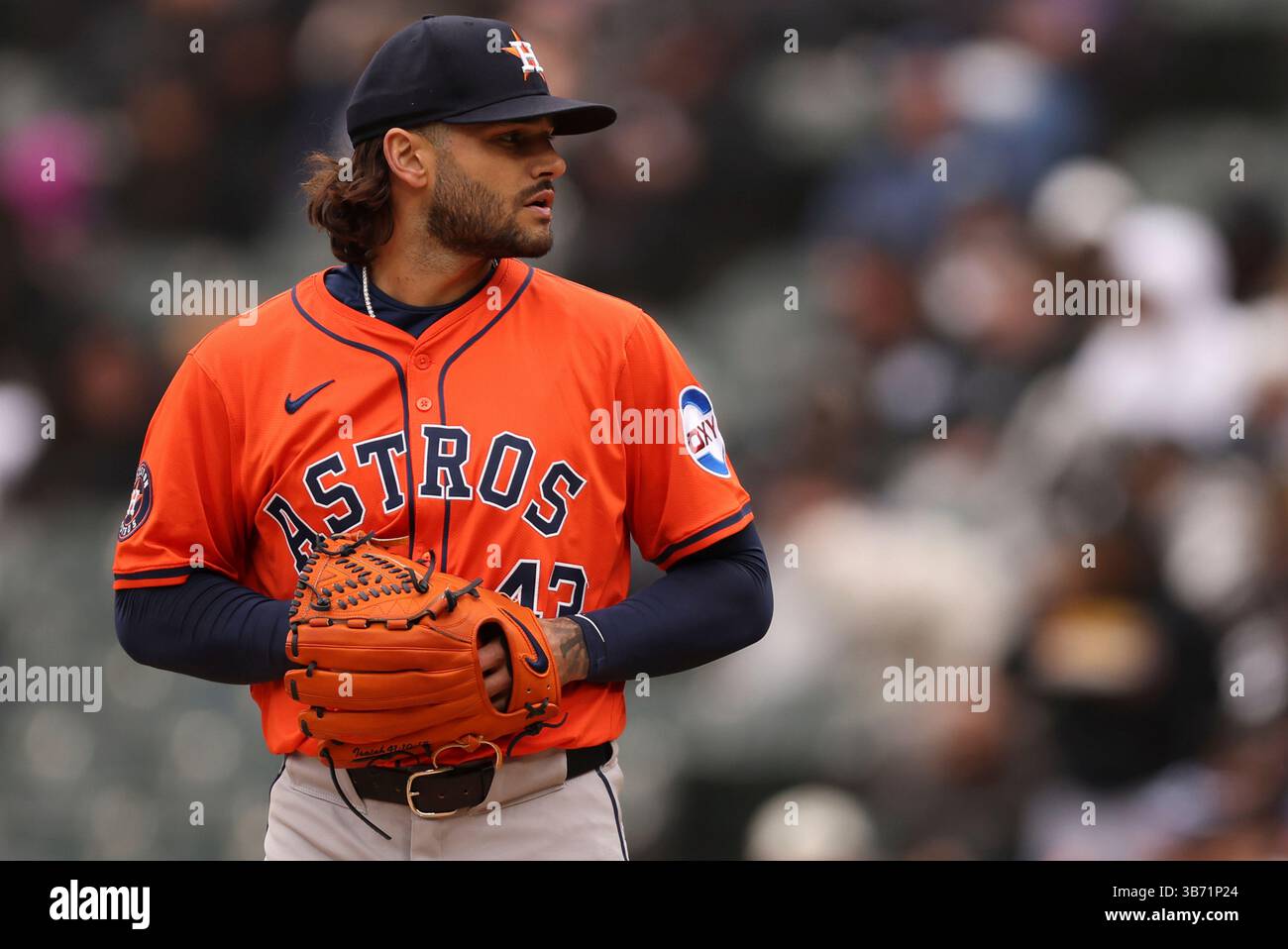 CHICAGO, IL - MAY 04: Lance McCullers Jr. #43 of the Houston Astros ...