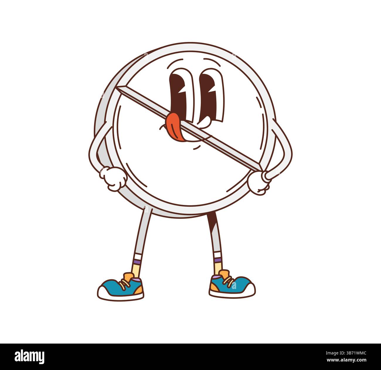 Cartoon groovy medicine pill character. Isolated vector round medical ...