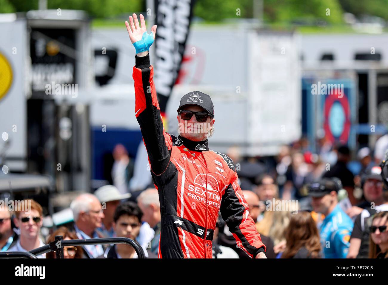 BIRMINGHAM, AL - MAY 04: Santino Ferrucci (#14 AJ Foyt Racing Sexton ...