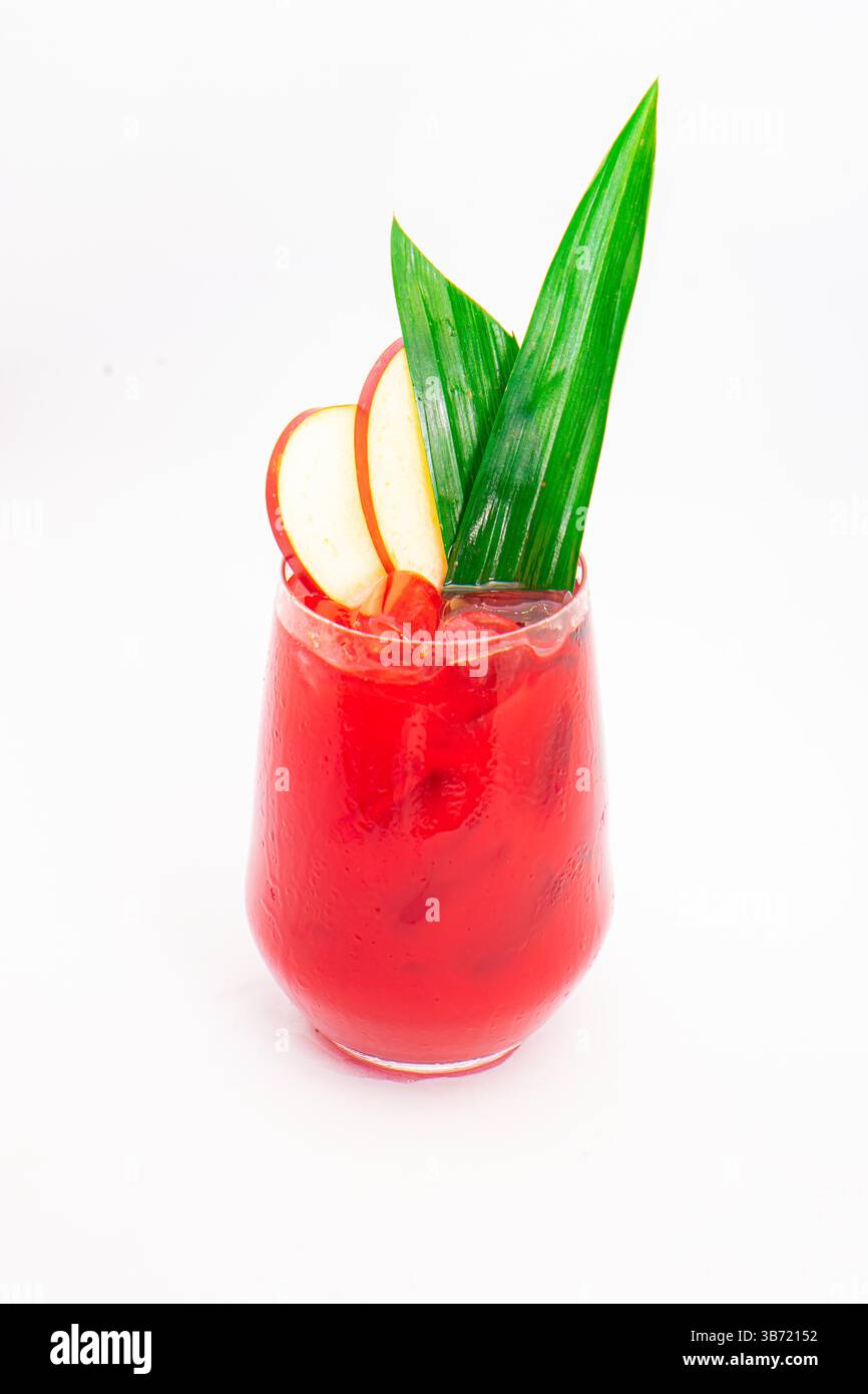 Tropical leaf on vibrant Cut Out Stock Images & Pictures - Alamy