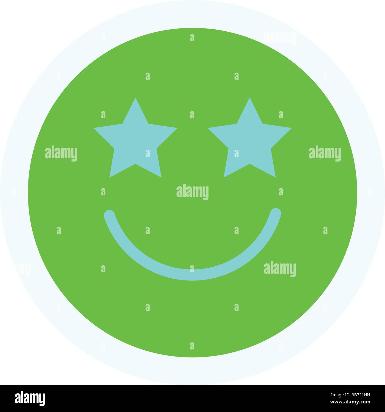 Cute Smile Emoji Sticker Stock Vector Image & Art - Alamy