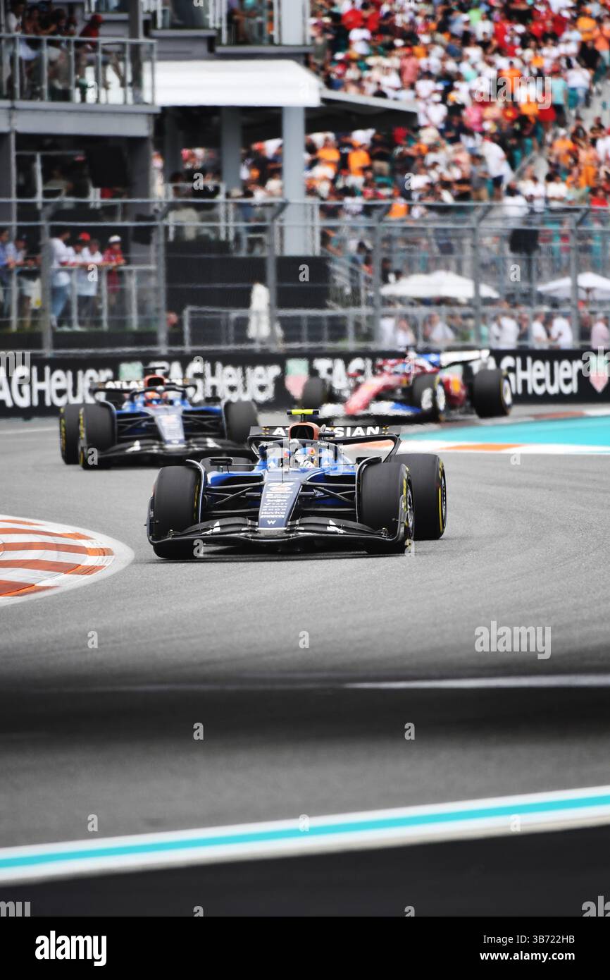 Miami, USA. 04th May, 2025. Alexander Albon of Thailand and driver of ...