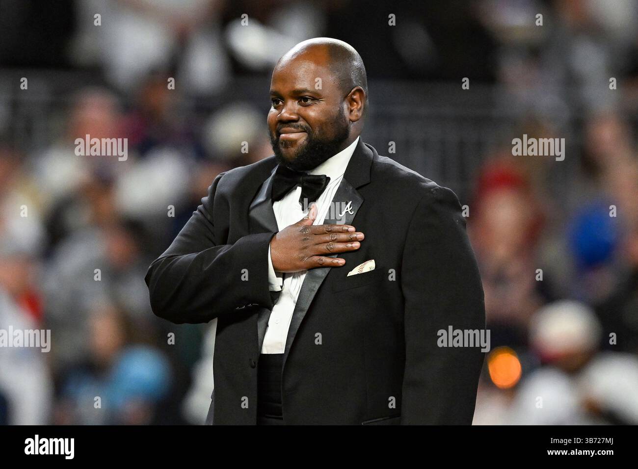 ATLANTA, GA – MAY 04: Atlanta opera singer Timothy Miller sings "God ...