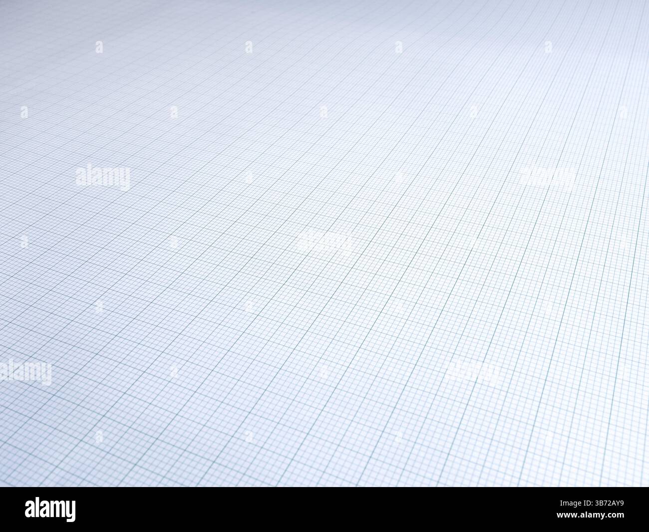 Close-up blue line graphs on white background. Closeup logarithmic ...