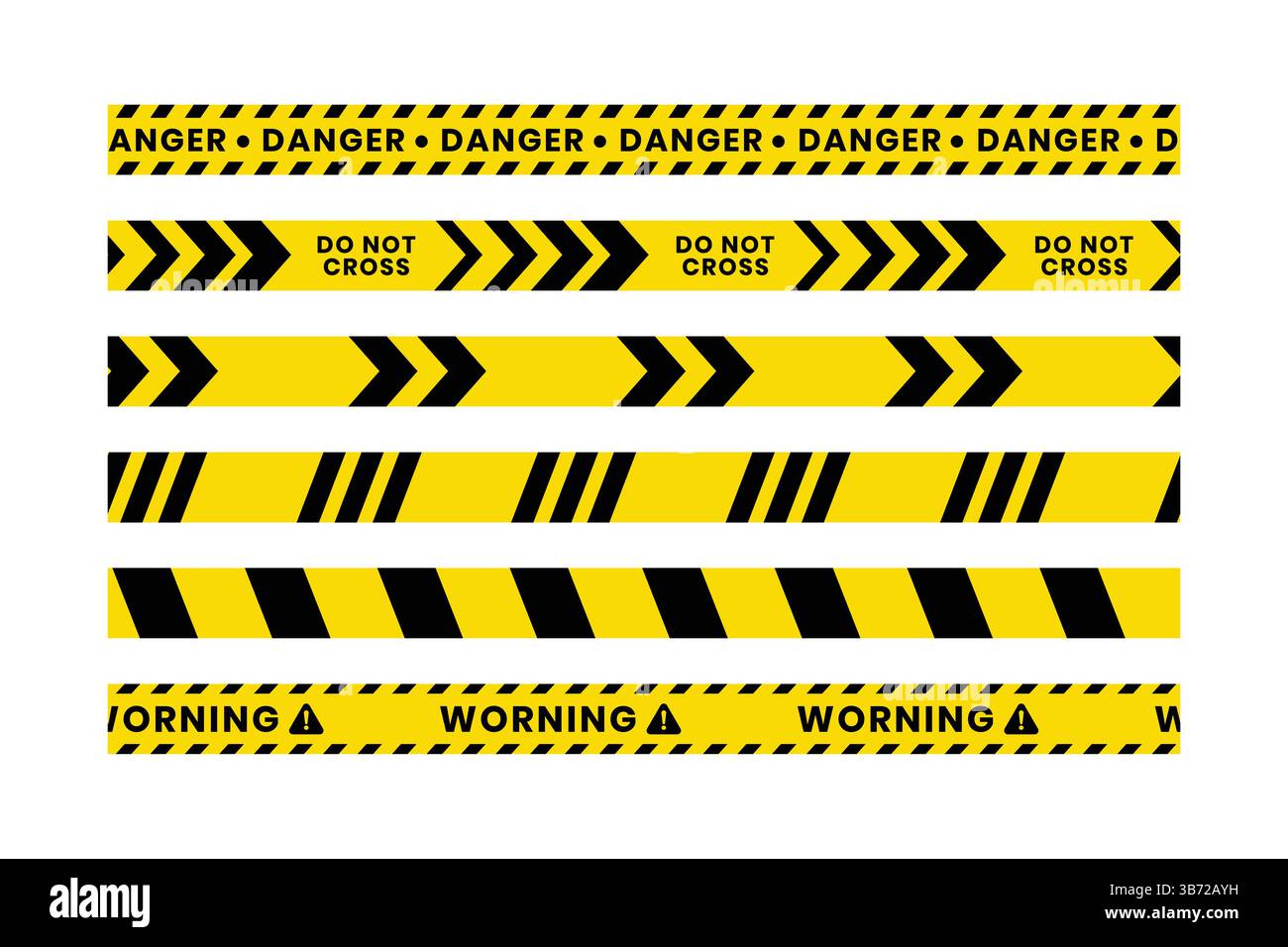 Black yellow lines barrier Stock Vector Images - Alamy