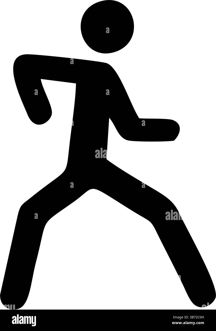 A basic, stylized silhouette of a person walking Stock Vector Image ...