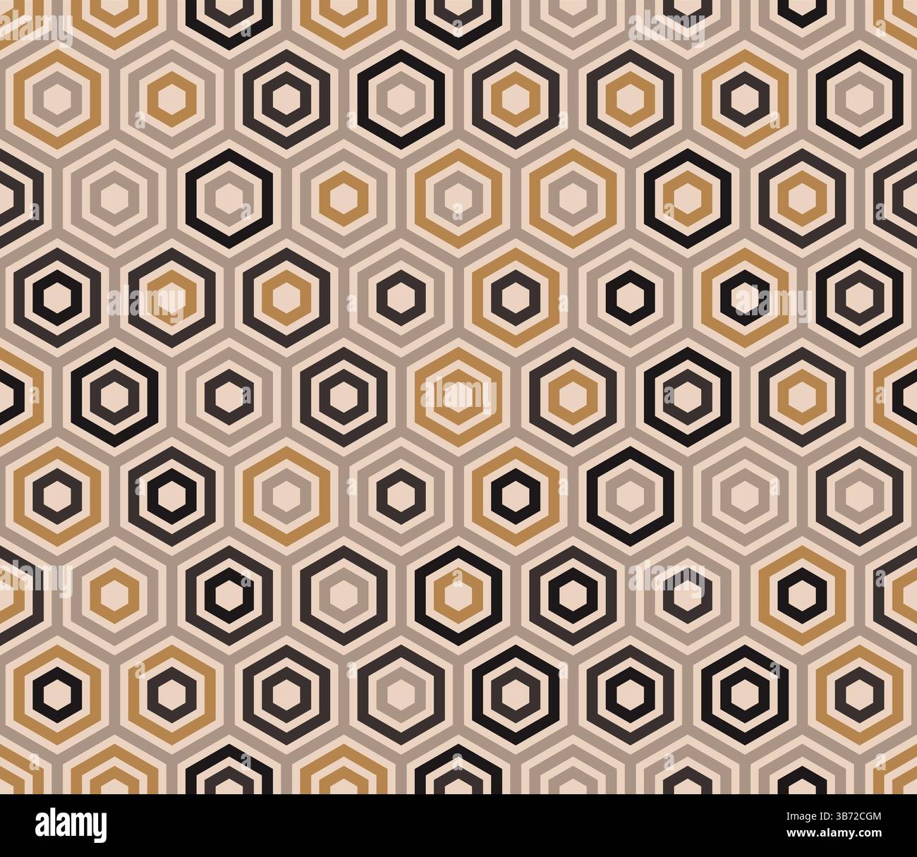 Honeycomb mosaic hexagons background. Plain hexagon frames. Honeycomb ...