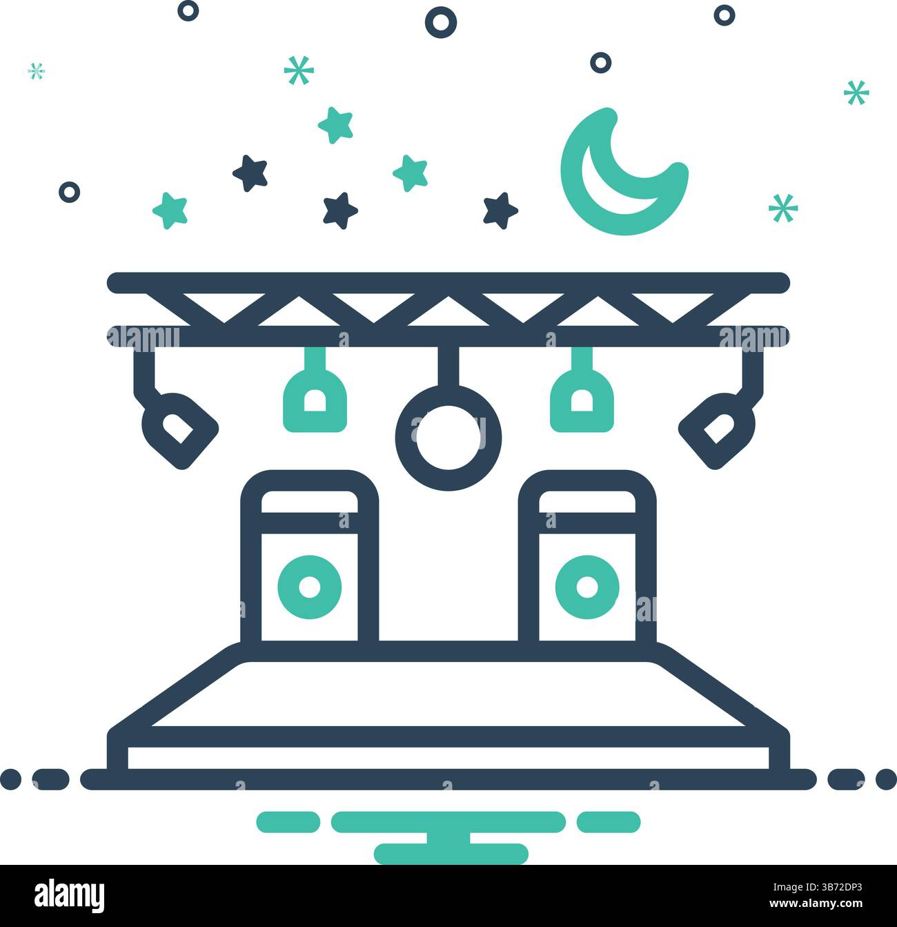 Night show Stock Vector Images - Alamy