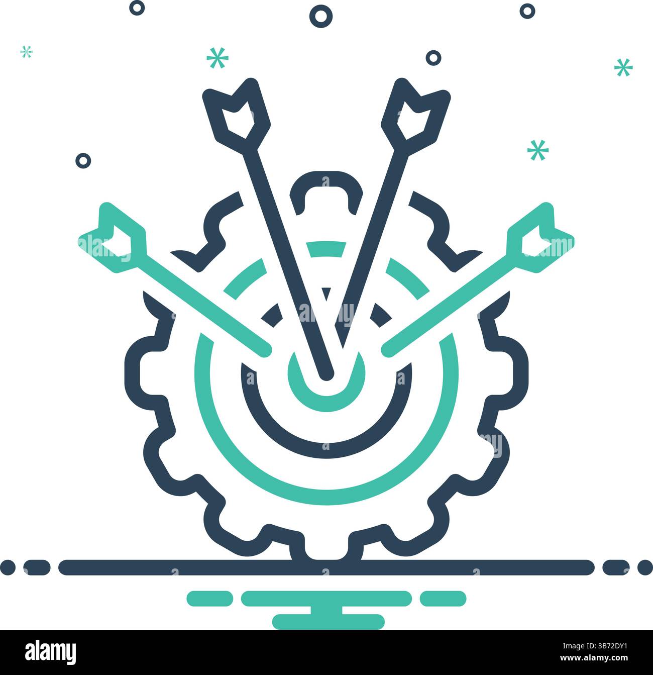 Goal setting icon hi-res stock photography and images - Alamy