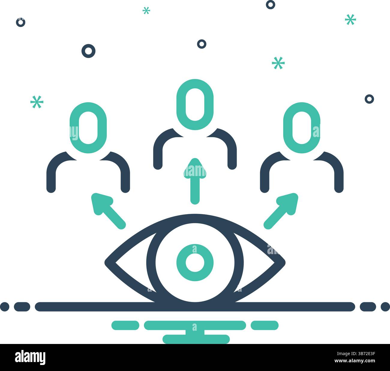 Icon for supervision, overseeing Stock Vector Image & Art - Alamy
