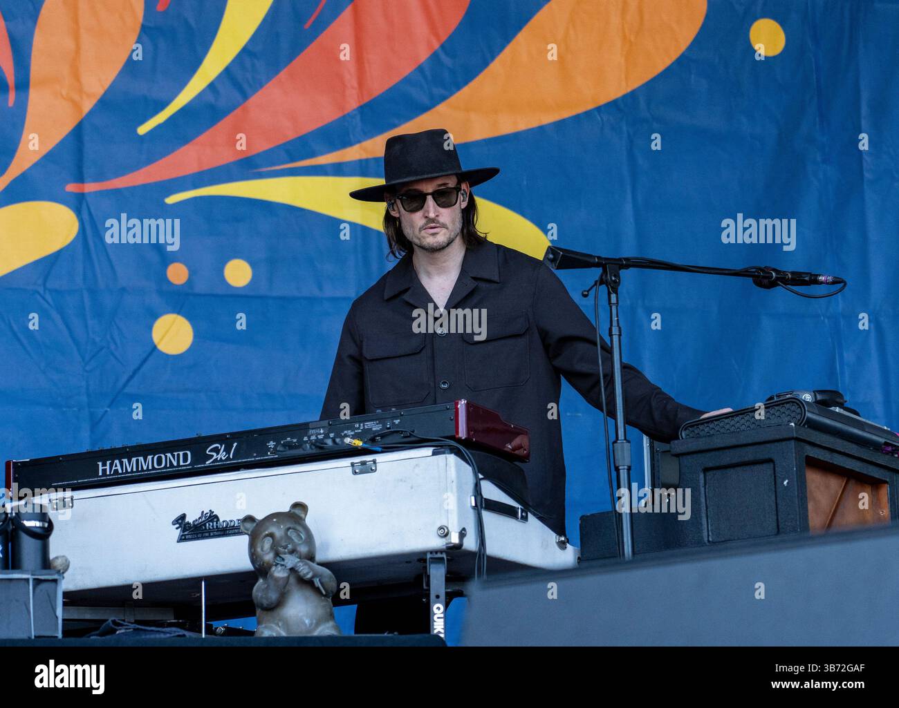 Bo Koster of My Morning Jacket performs during the second weekend of ...