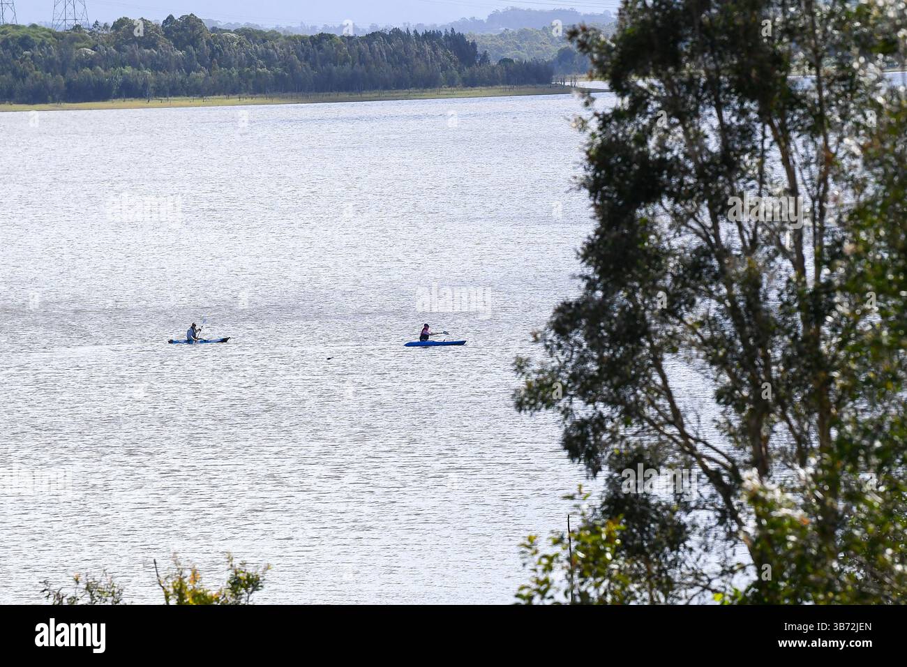 Brisbane, Australia. 05th May, 2025. A general view of Lake Samsonvale ...