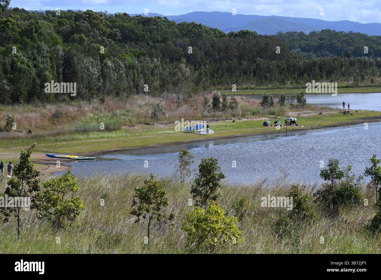 Brisbane, Australia. 05th May, 2025. A general view of Lake Samsonvale ...