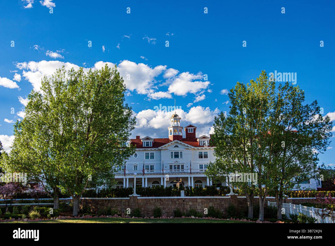 The iconic Stanley Hotel in Estes Park Colorado Stock Photo - Alamy