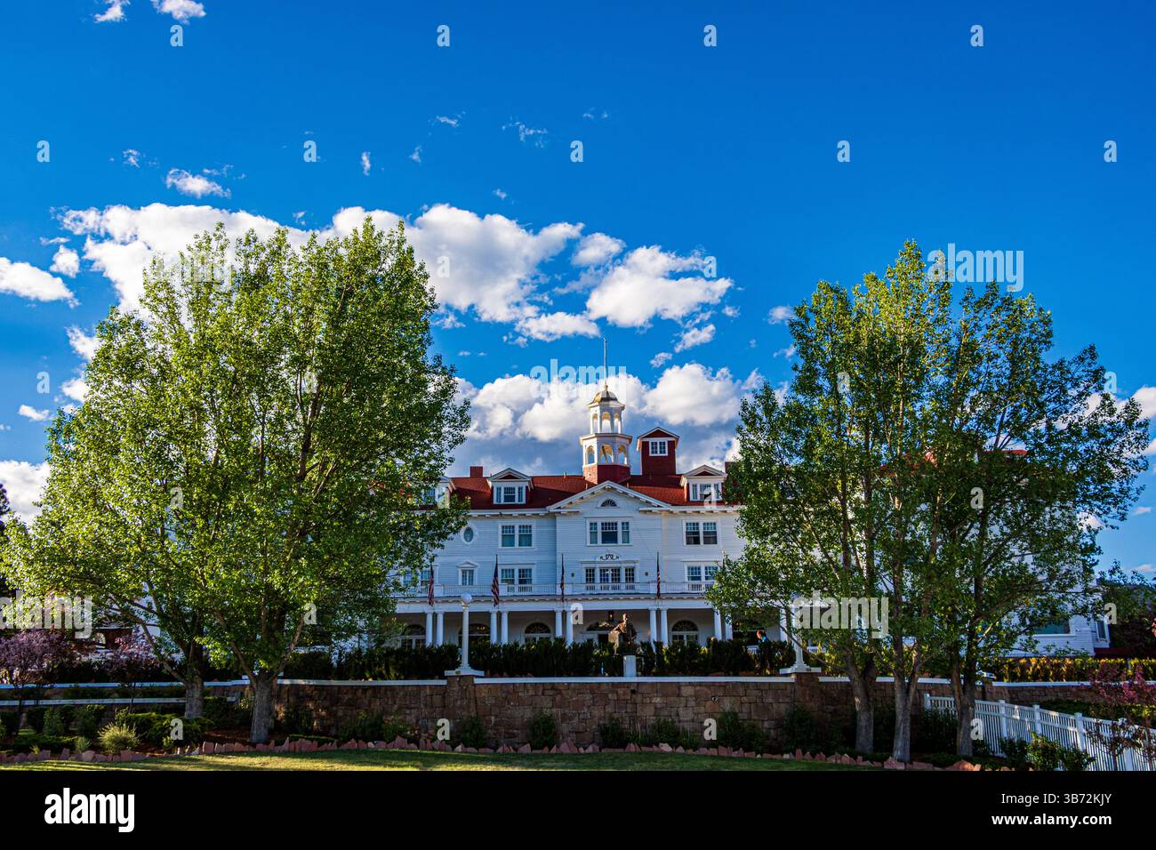 The iconic Stanley Hotel in Estes Park Colorado Stock Photo - Alamy