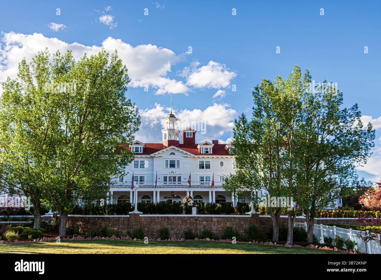 The iconic Stanley Hotel in Estes Park Colorado Stock Photo - Alamy
