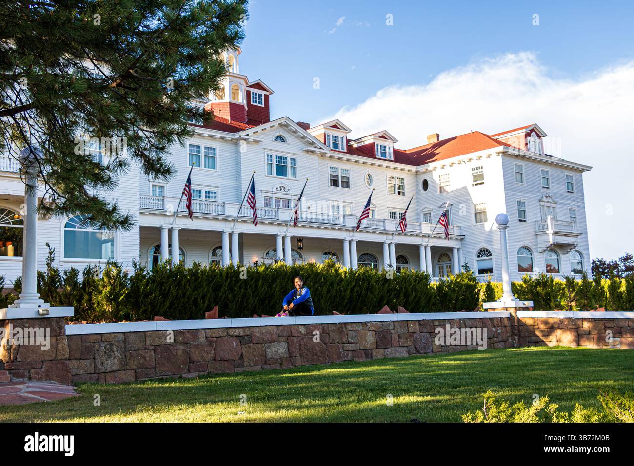 The iconic Stanley Hotel in Estes Park Colorado Stock Photo - Alamy