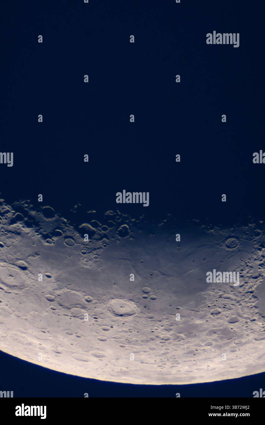 High-resolution shot reveals crater floor near lunar terminator. Moon’s ...