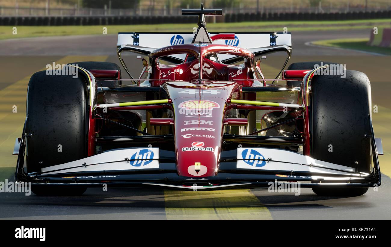 Ferrari sf 25 on track hi-res stock photography and images - Alamy