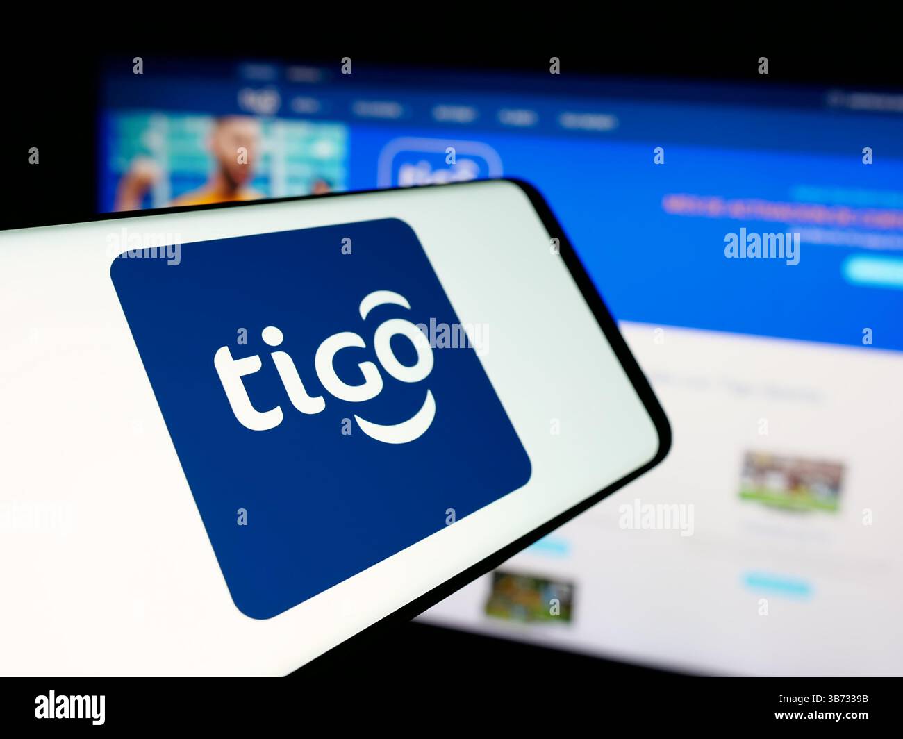 Tigo logo hi-res stock photography and images - Alamy