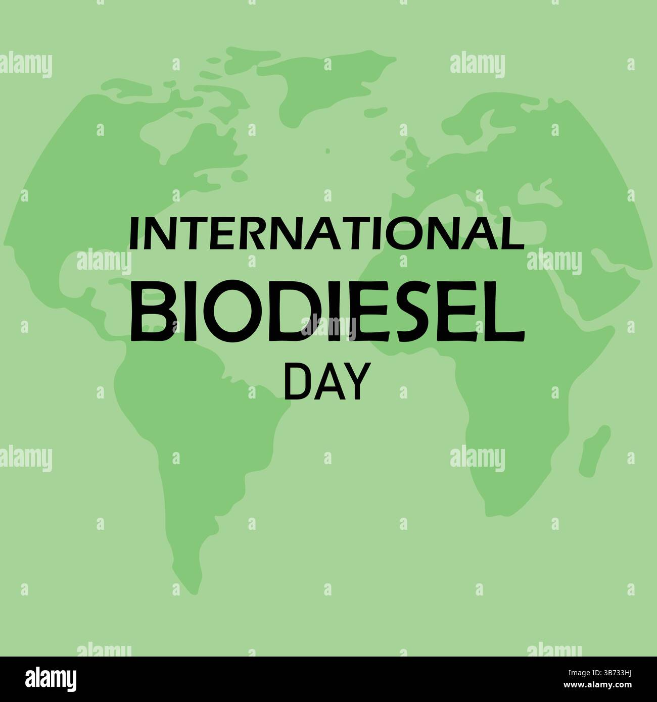 International Biodiesel Day with World Map – Perfect for Cards, Banners ...
