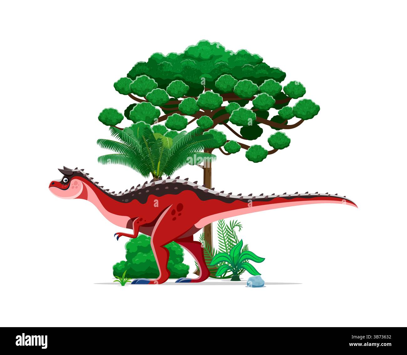 Carnivorous dinosaur giganotosaurus dino Stock Vector Images - Alamy