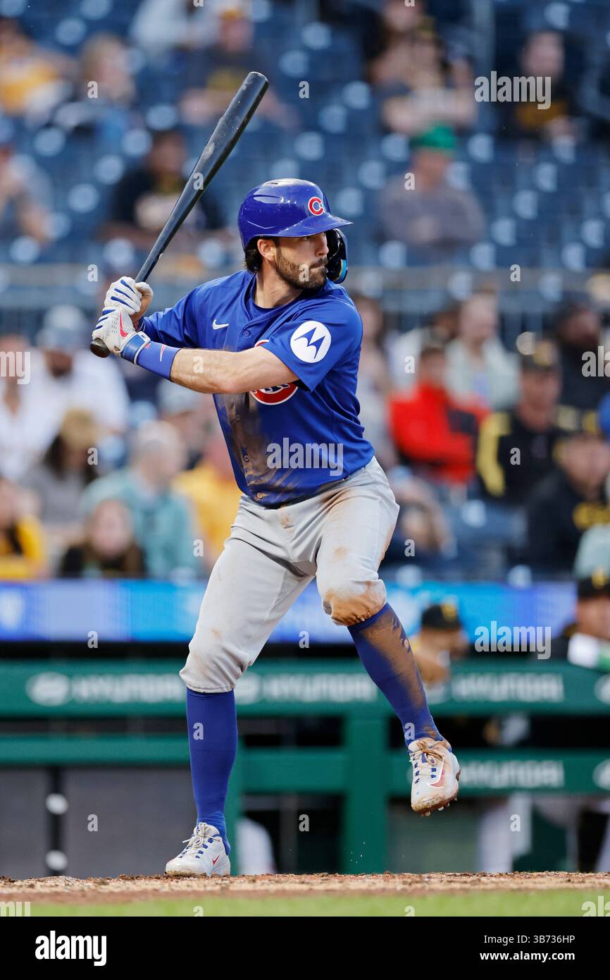 PITTSBURGH, PA - APRIL 30: Chicago Cubs shortstop Dansby Swanson (7 ...