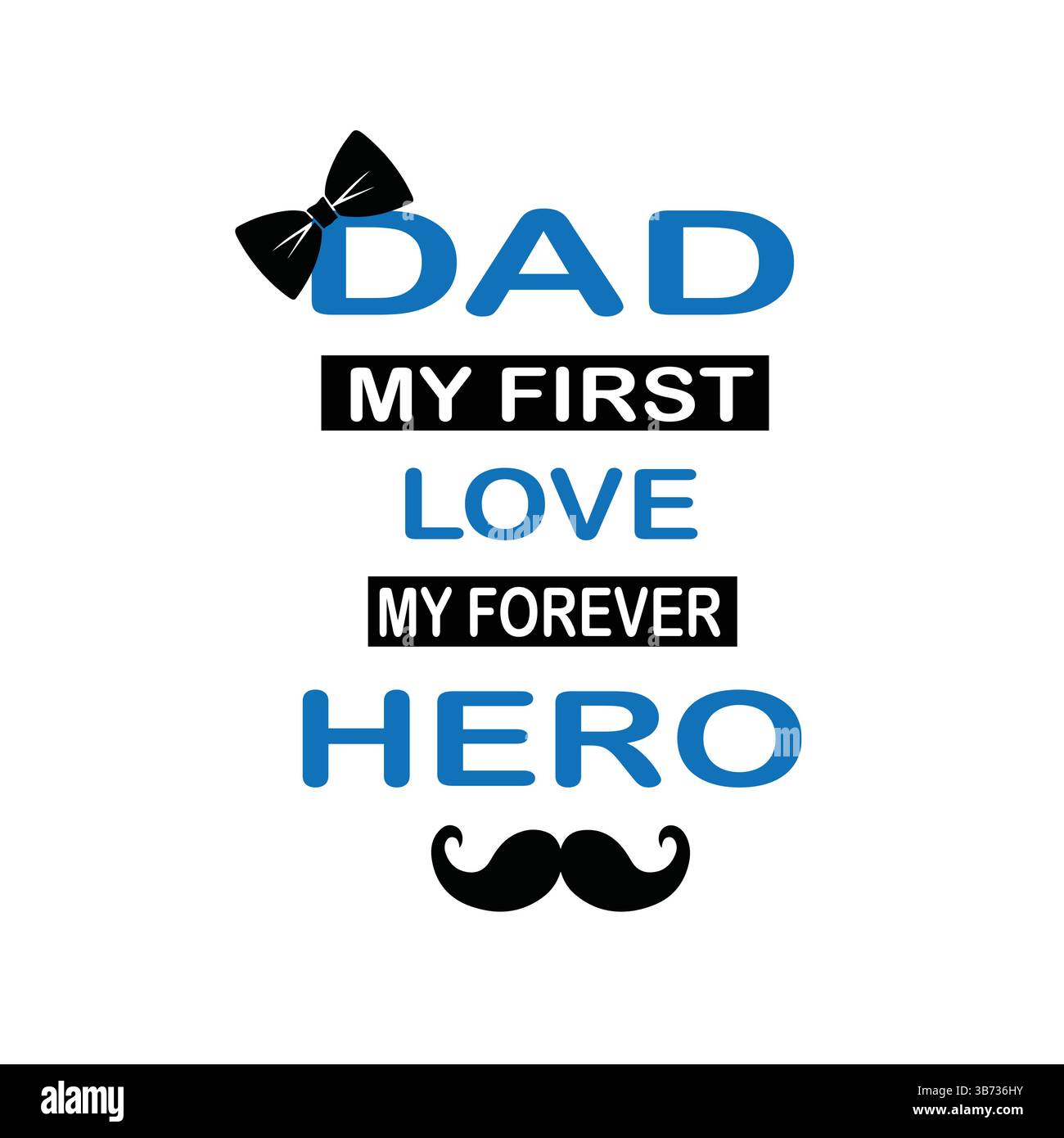 Fathers day concept diy Cut Out Stock Images & Pictures - Alamy