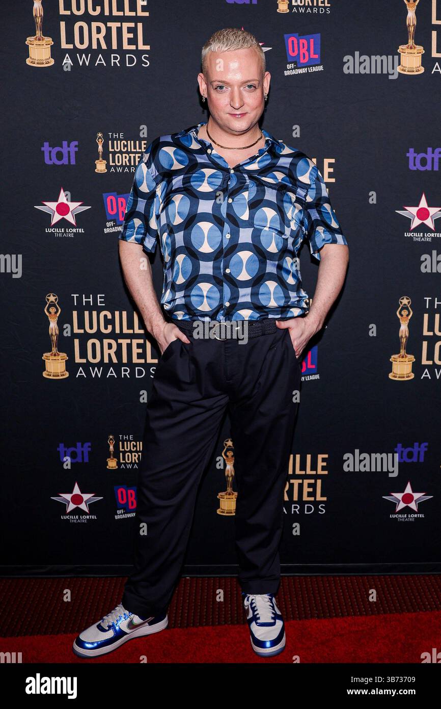 New York, USA. Ny. 04th May, 2025. Cameron Mitchell Bell at arrivals for The 2025 Lucille Lortel ...