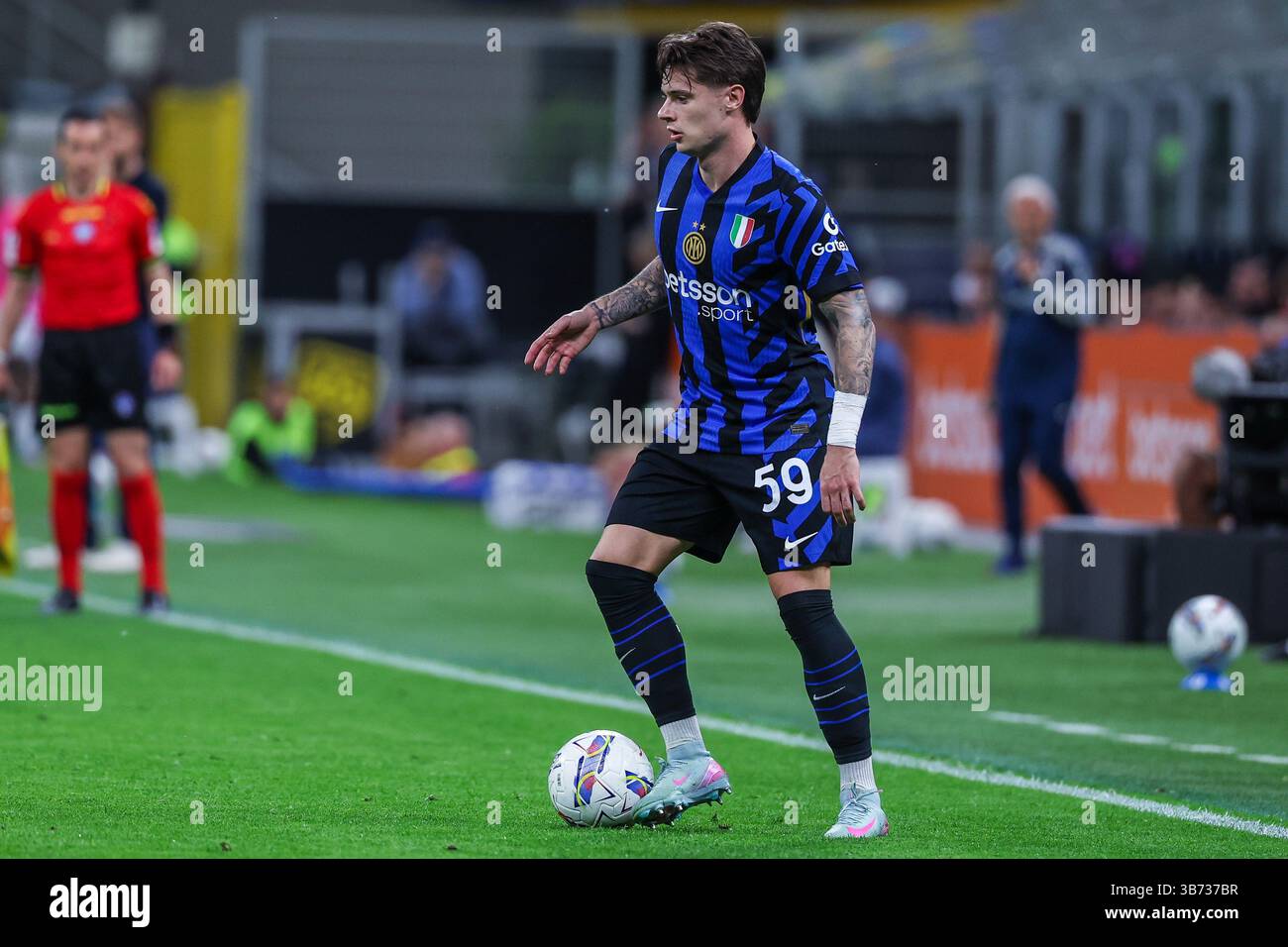Milan, Italy. 05th May, 2025. Nicola Zalewski of FC Internazionale seen ...