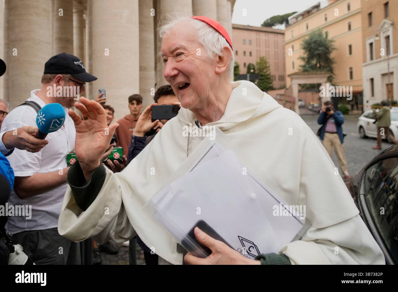 Cardinal Timothy Peter Joseph Radcliffe arrives at the Vatican, Monday ...