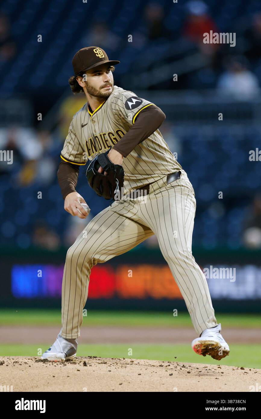 PITTSBURGH, PA - MAY 02: San Diego Padres pitcher Dylan Cease (84 ...