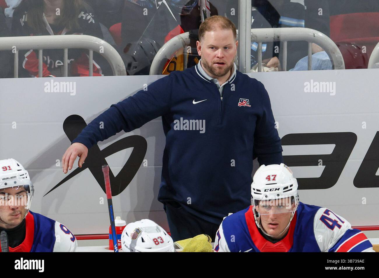 Duesseldorf, Germany. 04th May, 2025. Ice hockey: International match ...