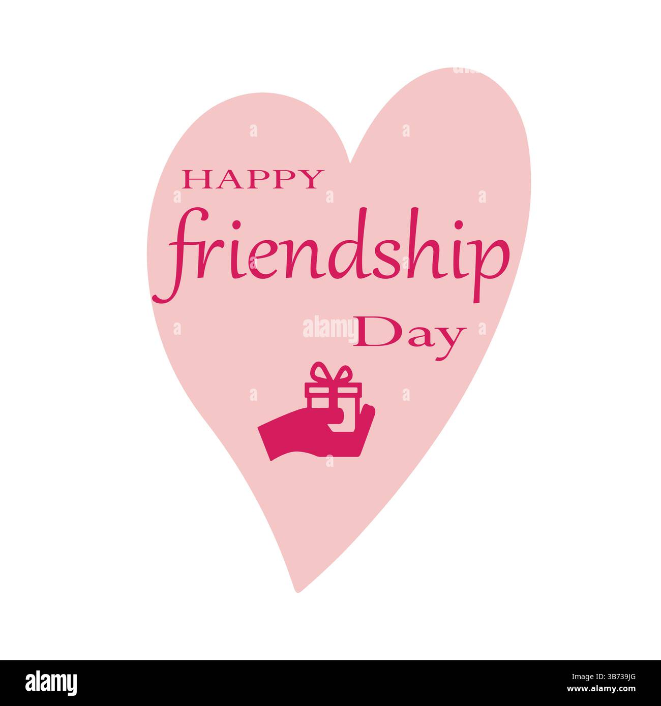 Happy International Friendship Day Colorful Typography Vector ...